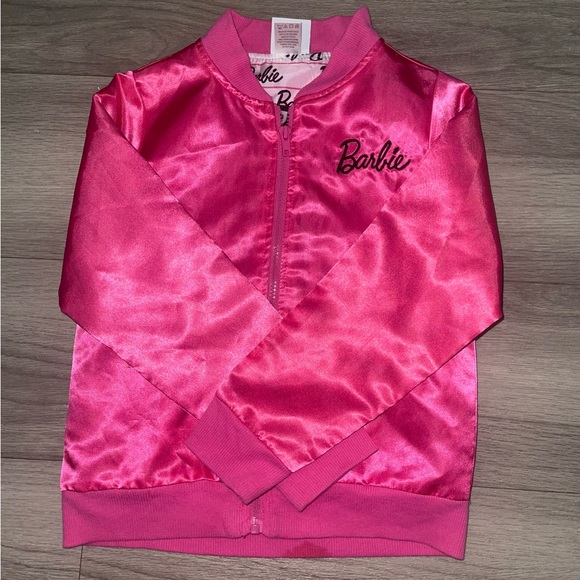 Barbie | Jackets & Coats | Barbie Satin Sports Jacket | Poshmark
